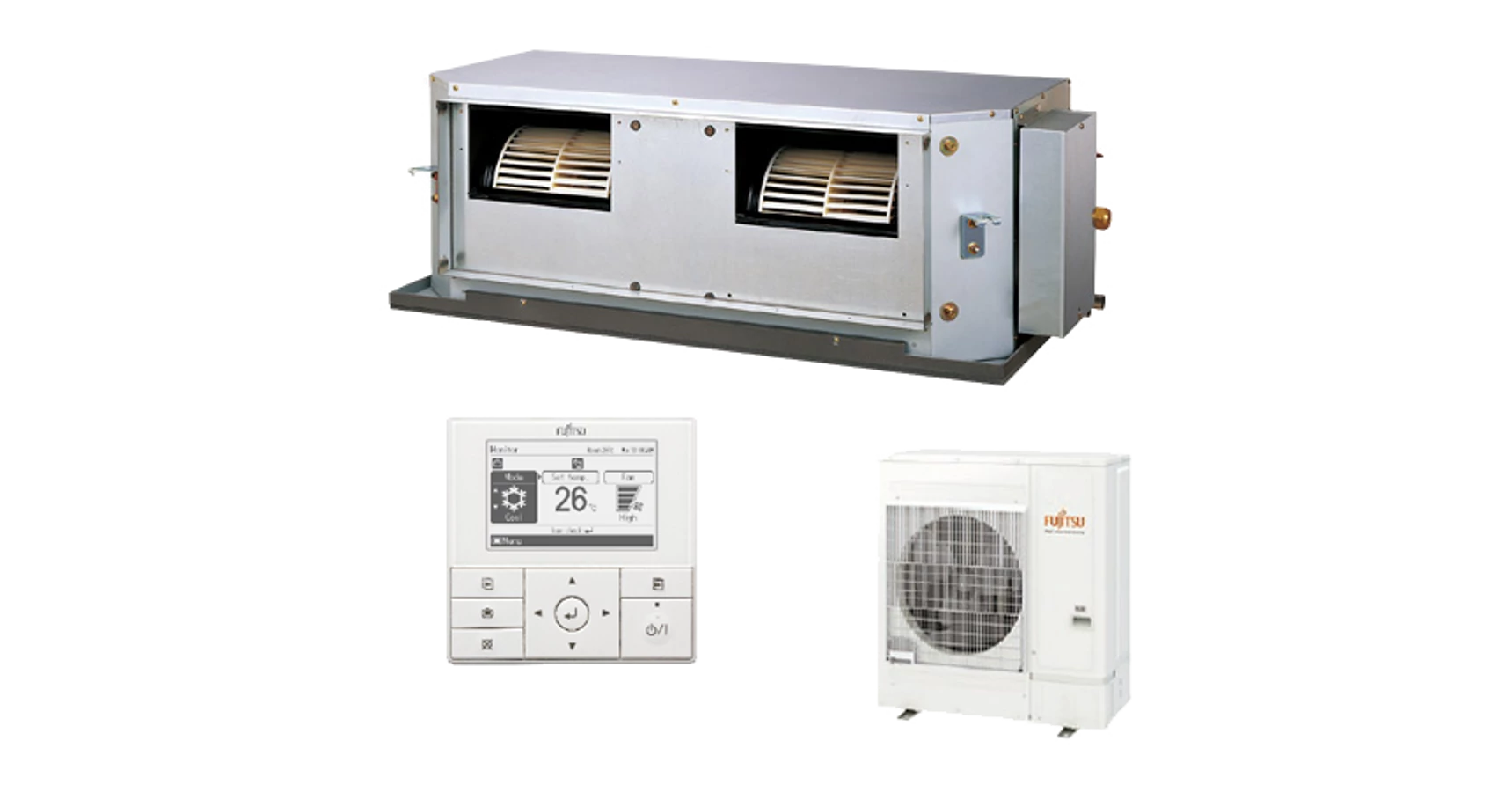 Fujitsu Standard ARXG45KHTA / AOYG45KBTB légcsatornás mono split klíma ...