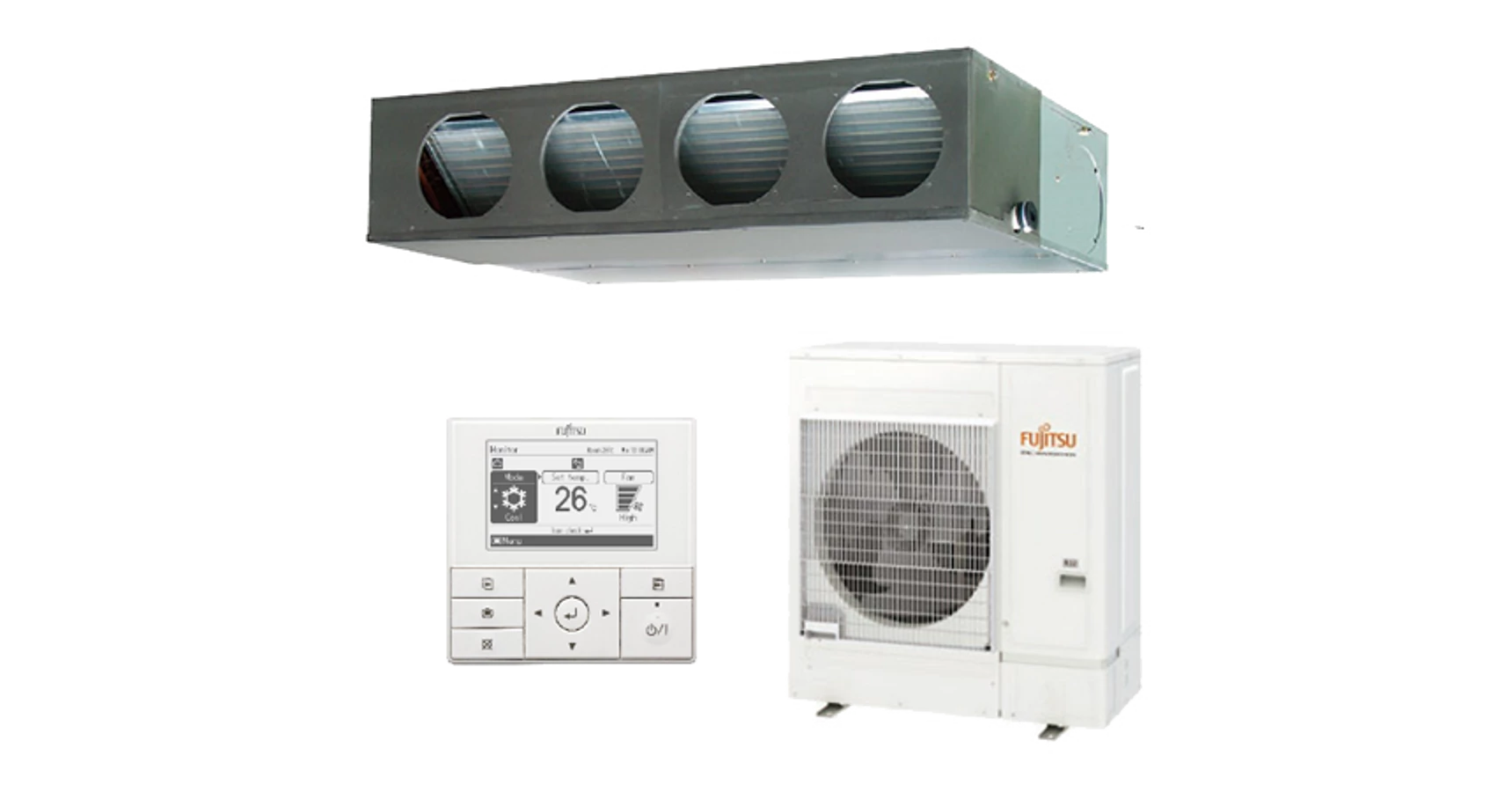 Fujitsu Standard ARXG45KMLA / AOYG45KRTA légcsatornás mono split klíma ...