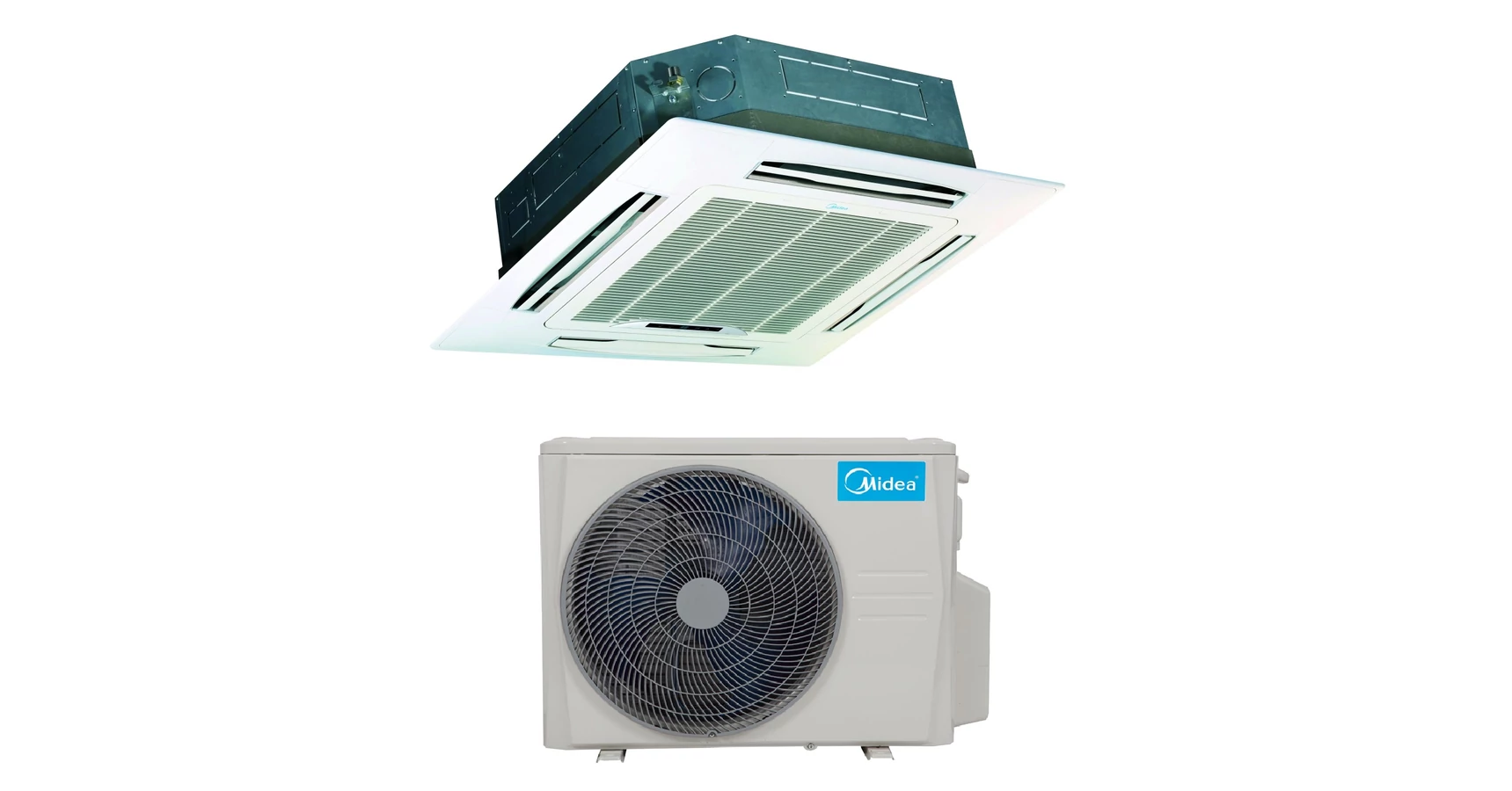 Midea MCA3-12HRFN8-SP kazettás mono split klíma 3.5 kW (TMBQ-03C3 dekorpanellel) - KlímaProfi